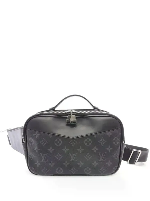 LOUIS VUITTON 2018 Monogram Eclipse Belt Bag - Black