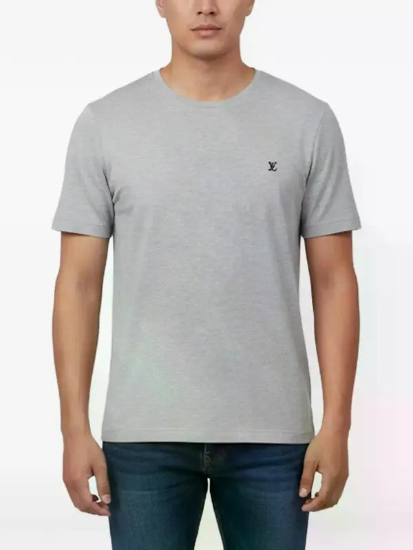 LOUIS VUITTON Logo-embroidered T-shirt