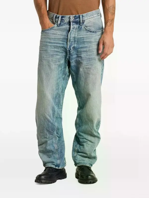 G-star Raw Arc Faded-effect Loose-fit Jeans