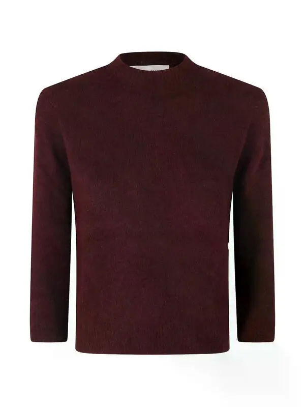 ROBERTO COLLINA Brushed-finish Ribbed-trim Jumper
