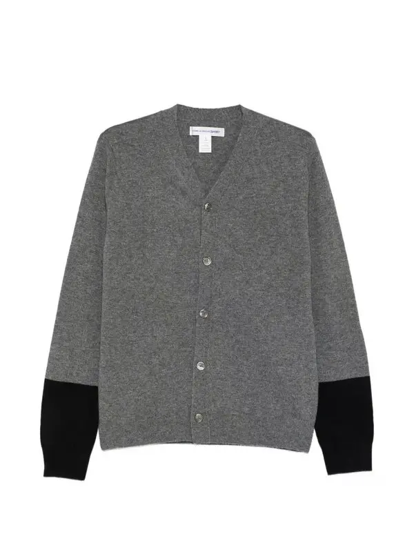 Comme Des Garçons Colour-block Cardigan