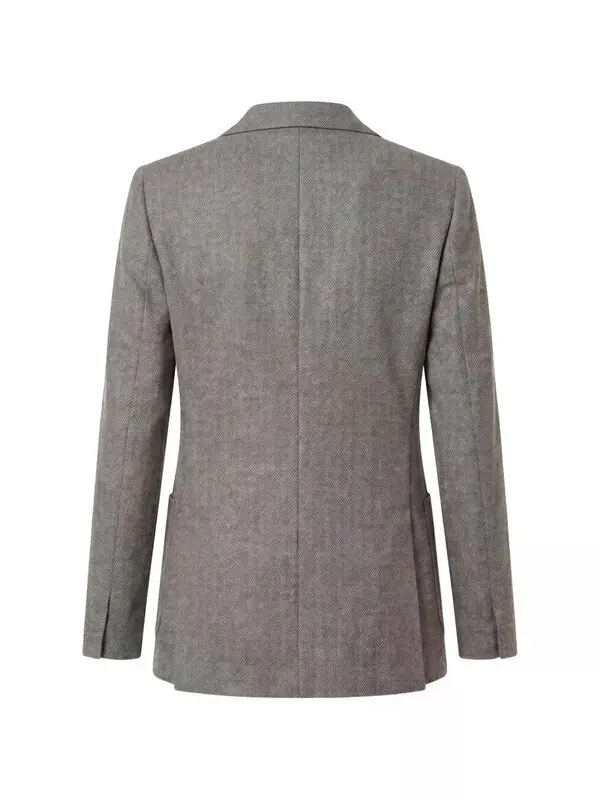 Tagliatore Herringbone-pattern Single-breasted Blazer