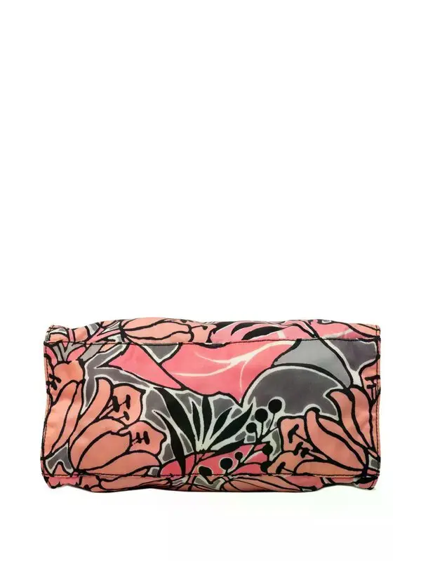 Prada 2000-2013 Tessuto Floral Stampato Clutch Bag