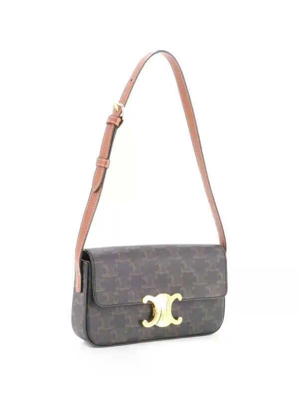 Celine Triomphe East-west Triomphe Coated Canvas Shoulder Bag