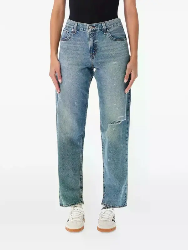 LEVI'S Distressed Cinched-back Jeans