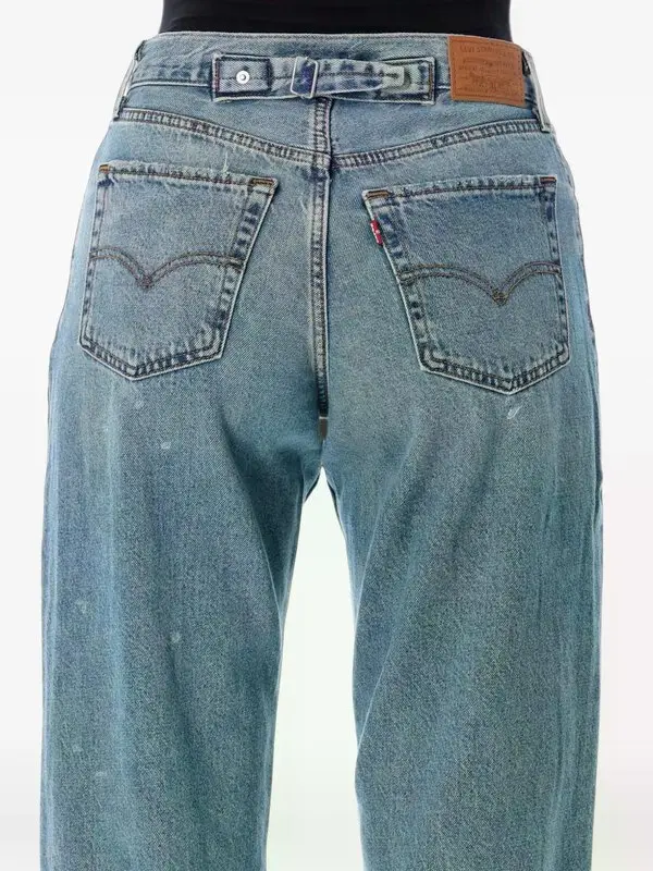 LEVI'S Distressed Cinched-back Jeans