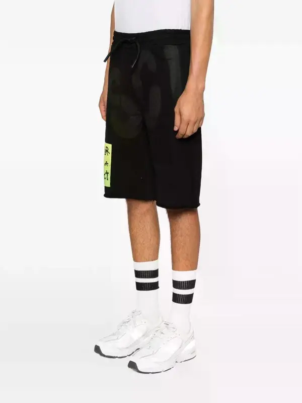 DISCLAIMER Logo-patch Track Shorts