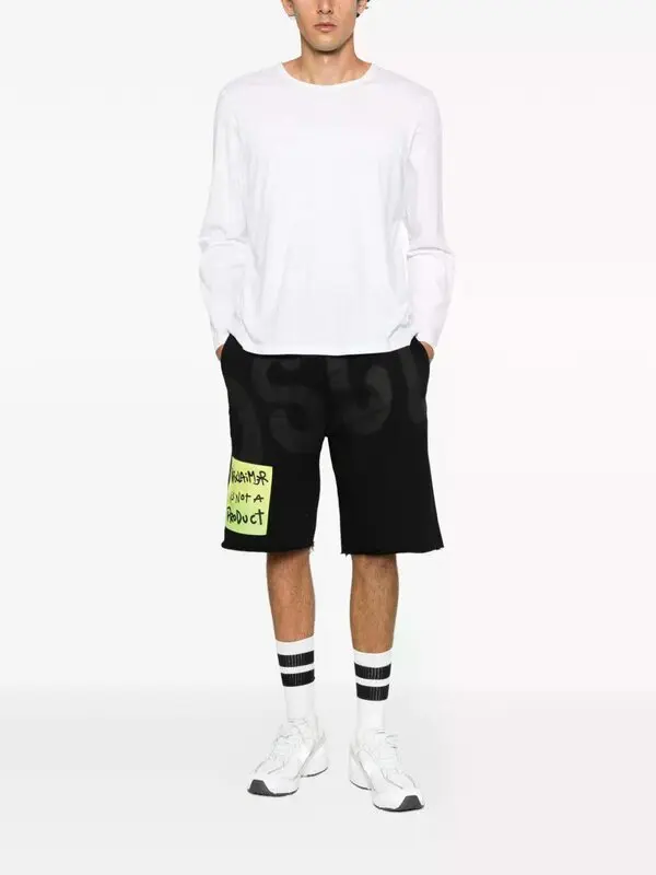 DISCLAIMER Logo-patch Track Shorts