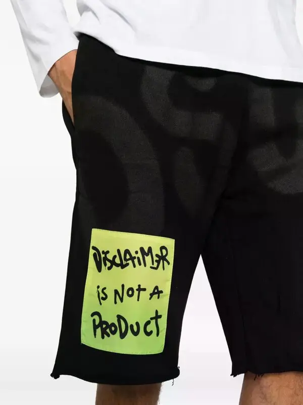 DISCLAIMER Logo-patch Track Shorts