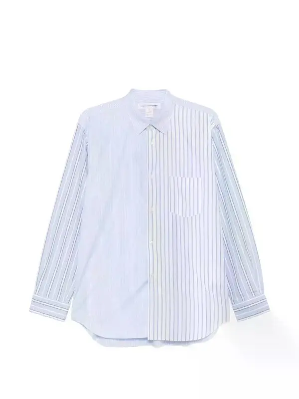 Comme Des Garçons Striped Shirt - Blue