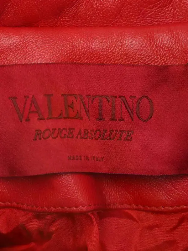 Valentino Garavani Rouge Absolute Leather Jacket