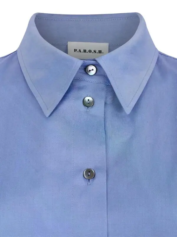 P.a.r.o.s.h Pleated-back Long-sleeve Shirt