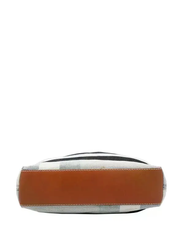 Burberry 2000-2012 Medium Mega Check Canvas Tottenham Brit Satchel