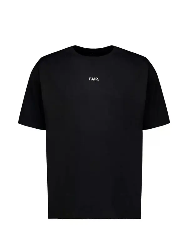 FAIR Logo-embroidered Oversize T-shirt