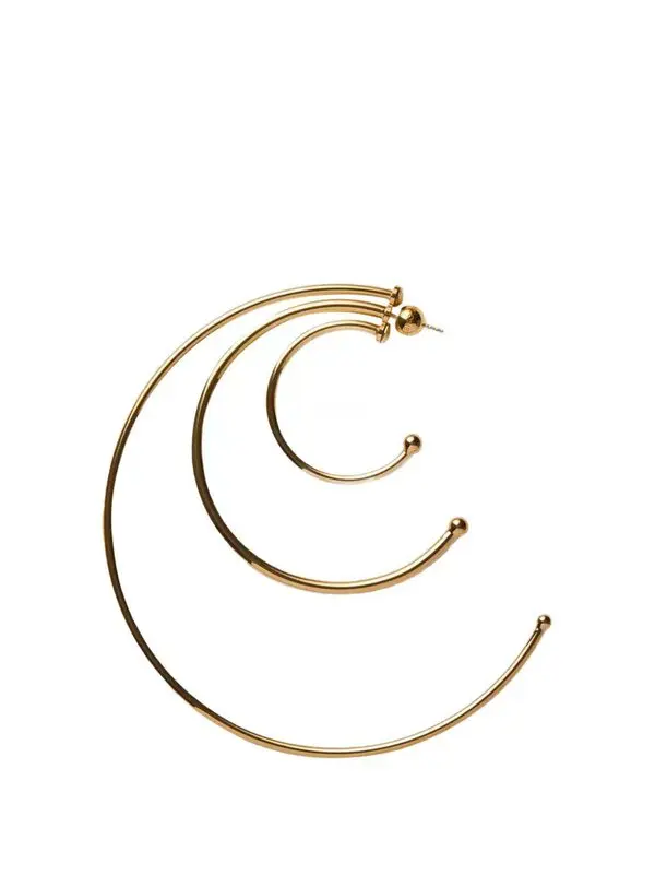 PANCONESI Solar Triple-hoop Earrings - Gold