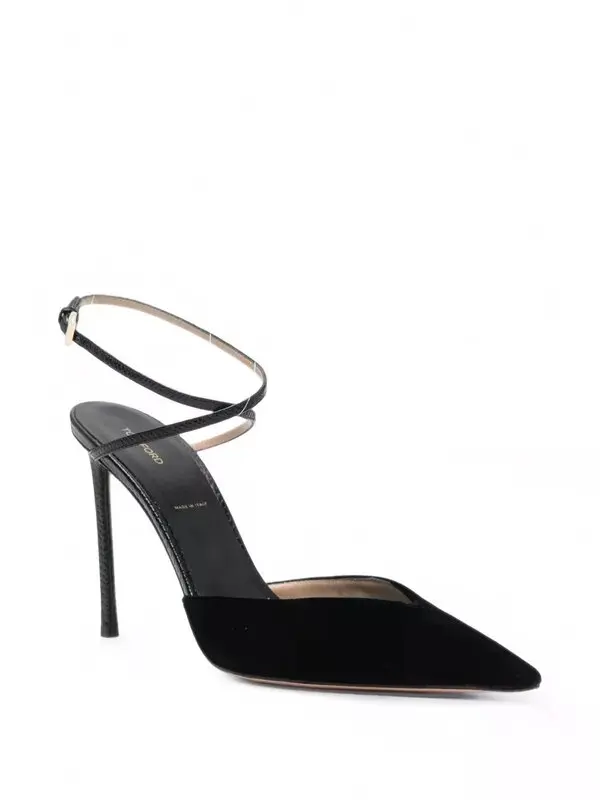 TOM FORD Velvet Wrap-around Pumps
