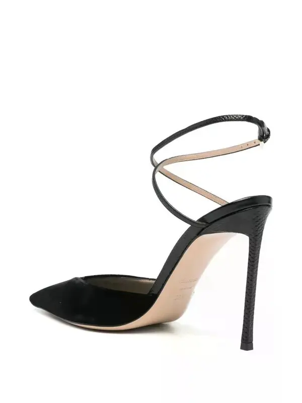 TOM FORD Velvet Wrap-around Pumps - Black