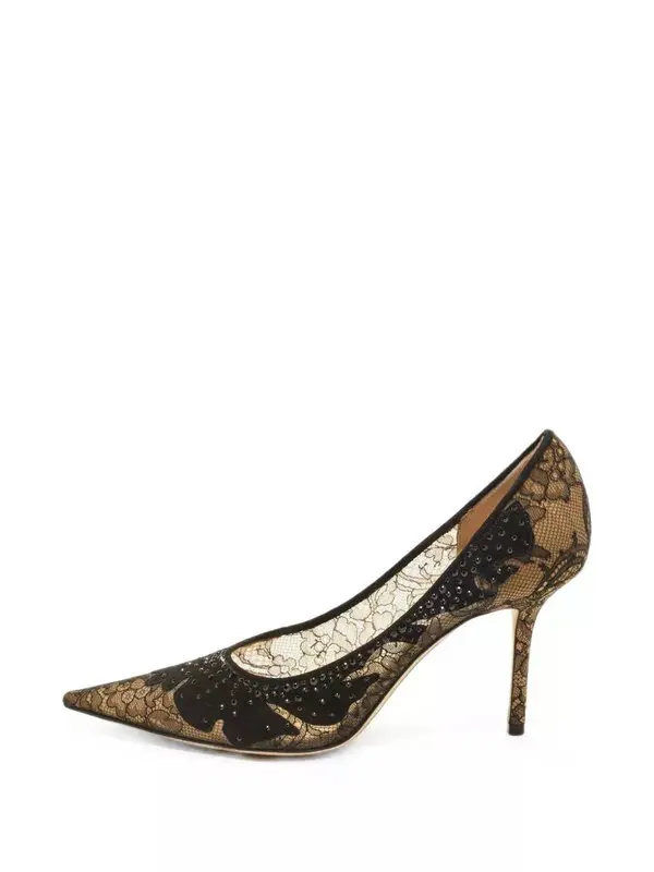 JIMMY CHOO Love Lace Heeled Pumps