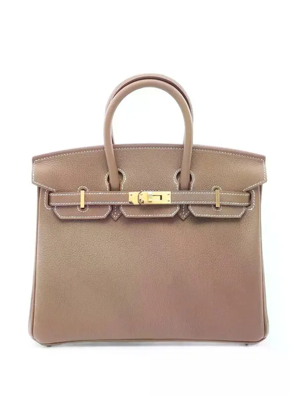 Hermès 2026 Birkin 25 Togo Tote Bag - Neutrals