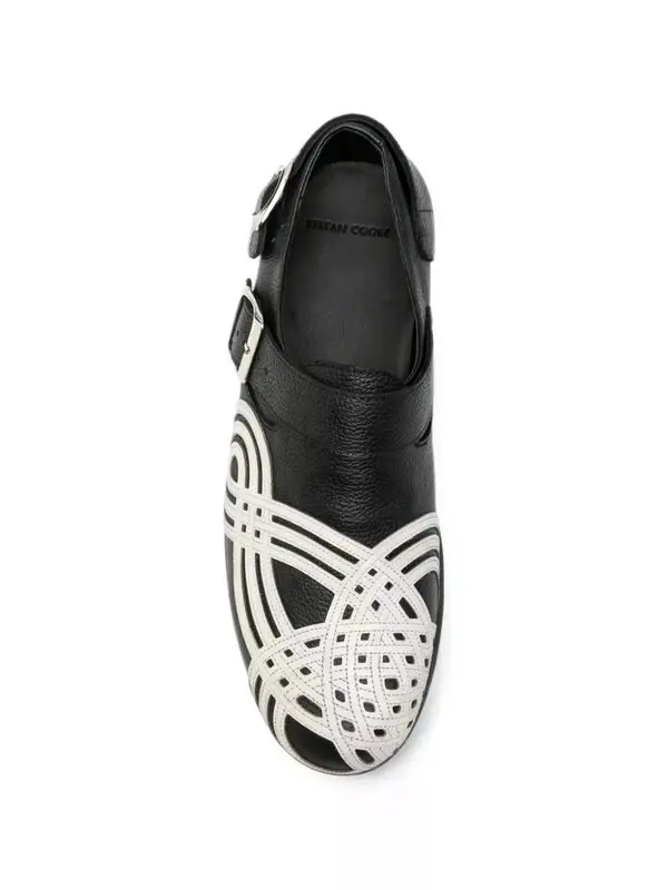 STEFAN COOKE Braided Biker Monk Shoes