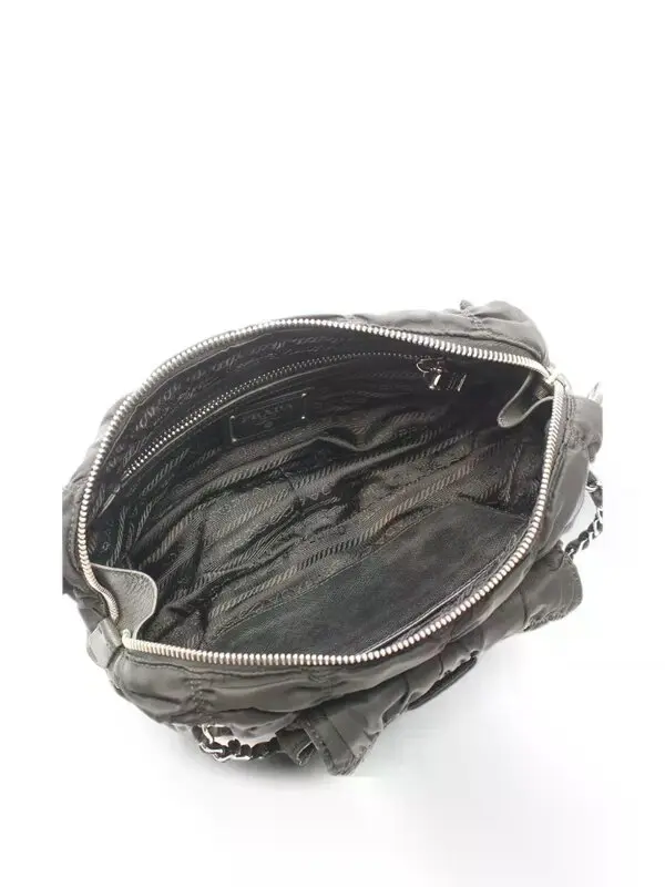 Prada 2010s Tessuto Gaufre Shoulder Bag