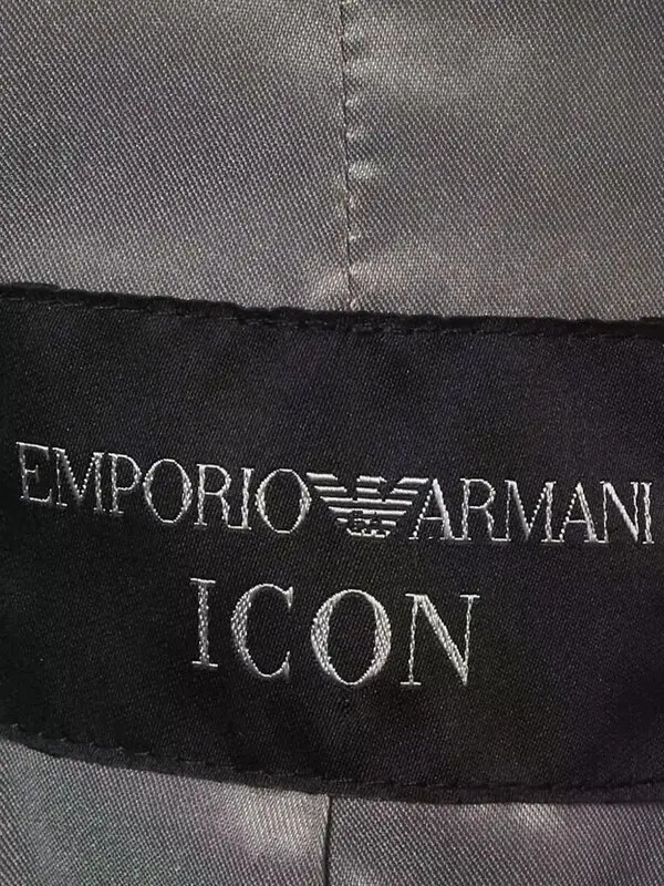 Emporio Armani Textured Zip-up Jacket