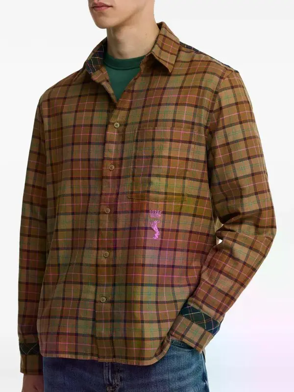 Barbour X Paul Smith Tartan-pattern Long-sleeve Shirt