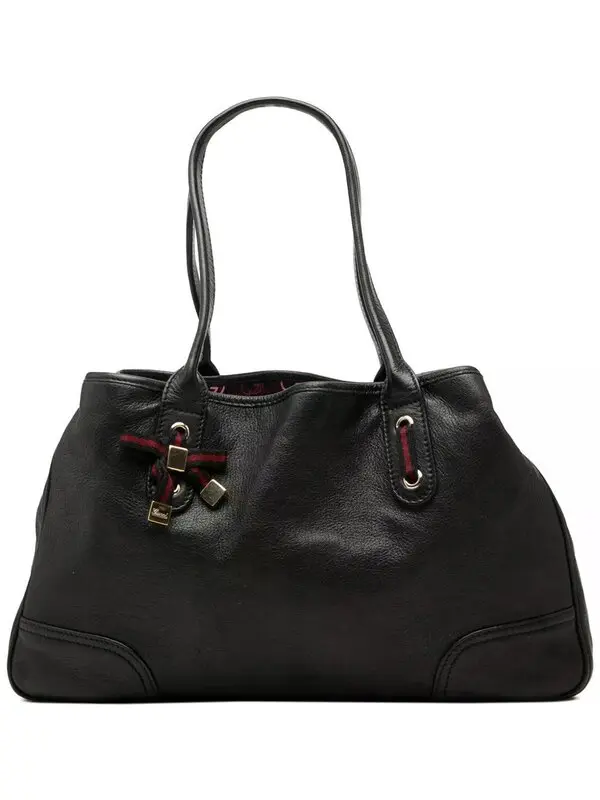 Gucci 2000-2015 Calfskin Web Princy Tote Bag