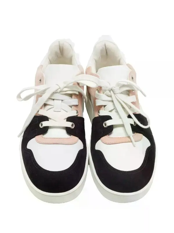 Hermès Panelled Low-top Sneakers