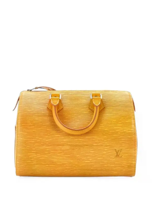 LOUIS VUITTON Speedy Handbag Epi Leather 25 Satchel