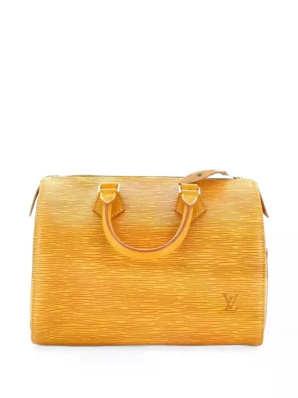LOUIS VUITTON Speedy Handbag Epi Leather 25 Satchel