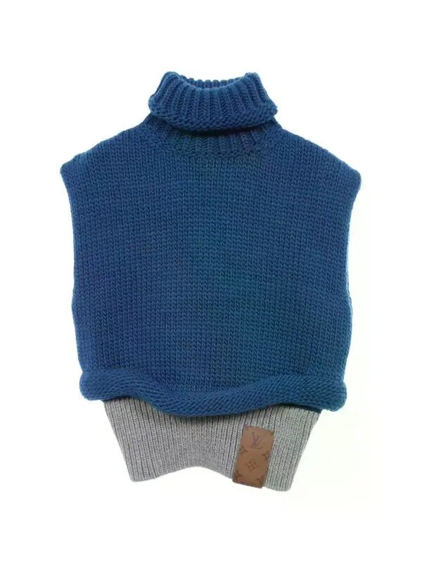 LOUIS VUITTON 2010s Sleeveless Turtleneck Sweater