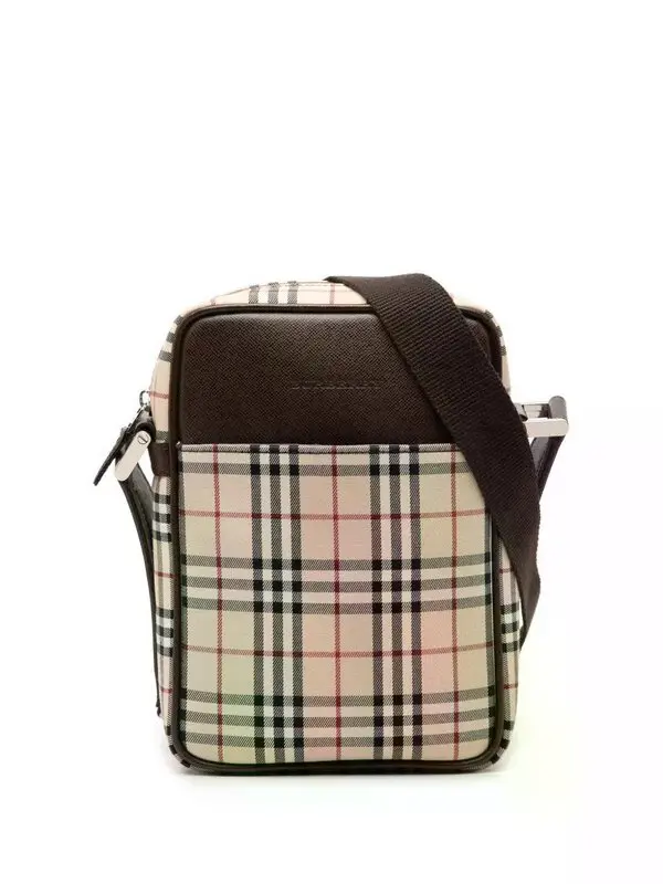 Burberry 2000-2017 House Check Canvas Crossbody Bag