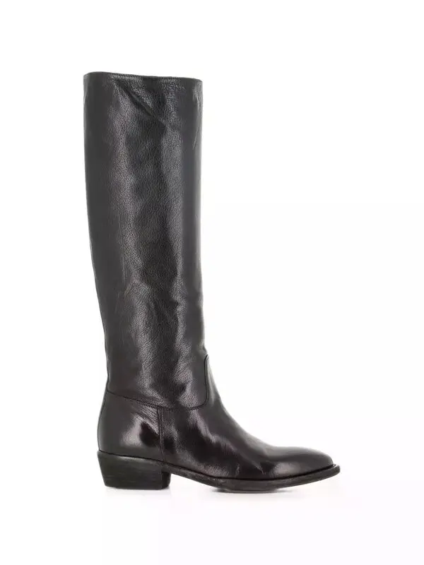 Officine Creative Side-zip Knee-high Boots - Black