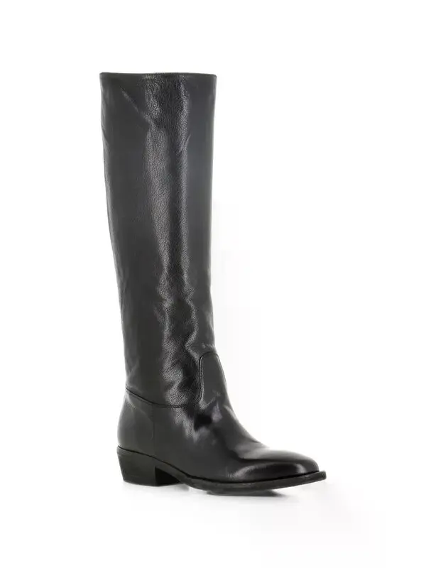 Officine Creative Side-zip Knee-high Boots - Black