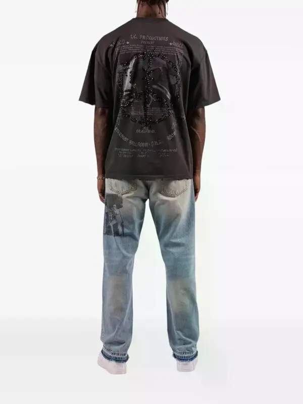 BLDG4 Mojave Graphic-print Distressed Jeans