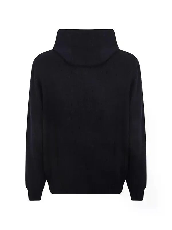 CRUCIANI Zip-up Knitted Hoodie