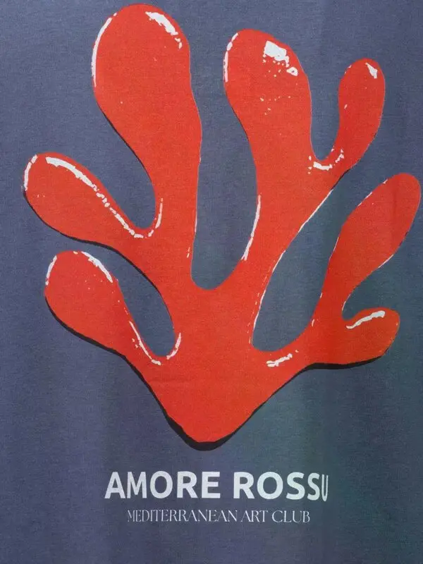 FAIR Amore Rossu Logo-embroidered T-shirt
