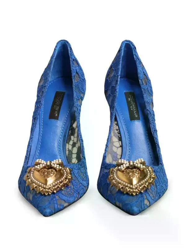 Dolce & Gabbana Taormina Lace Devotion Pumps