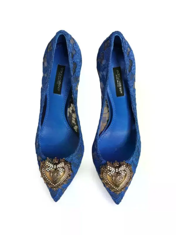 Dolce & Gabbana Taormina Lace Devotion Pumps