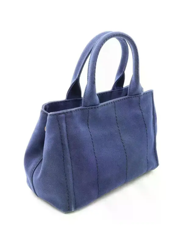 Prada 2010s Canapa Logo-print Tote Bag