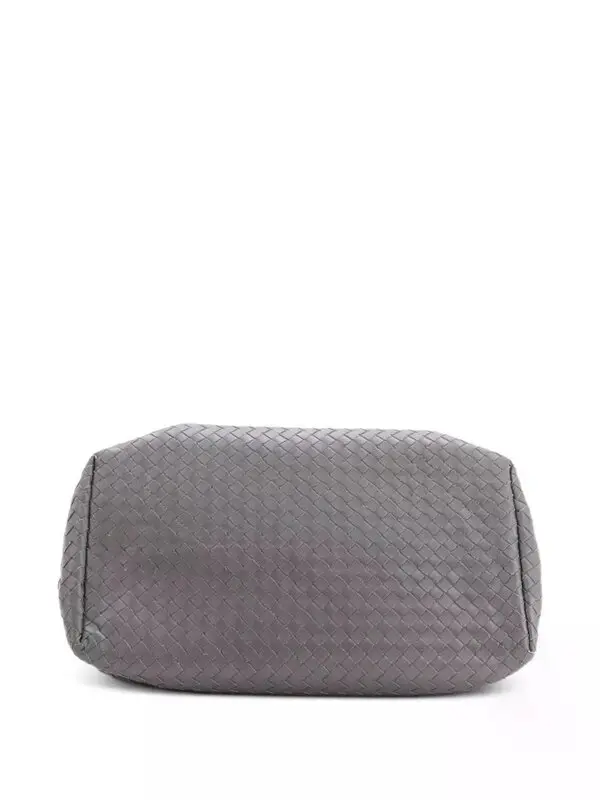 Bottega Veneta Roma Bag Intrecciato Nappa Medium Tote Bag - Grey