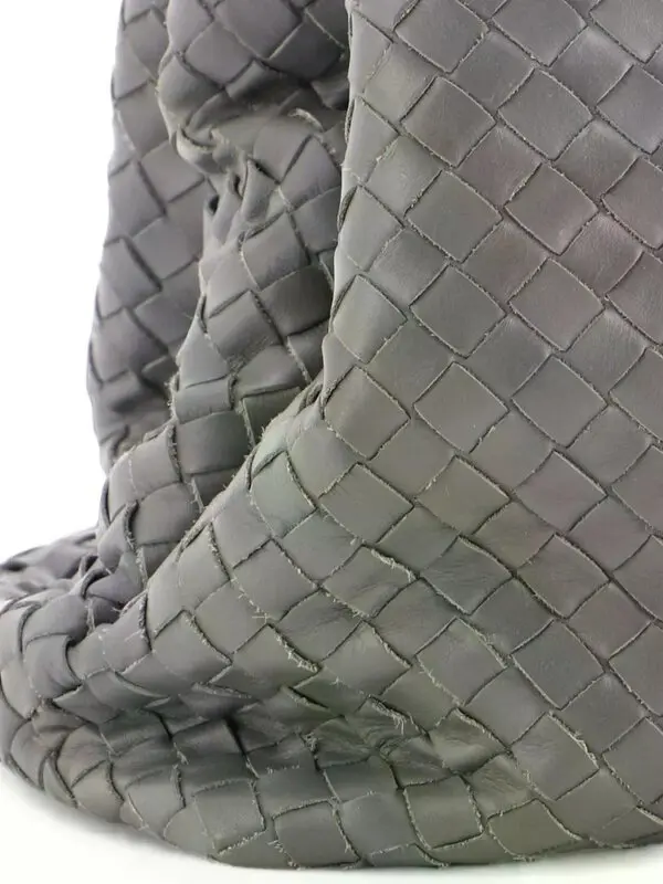 Bottega Veneta Roma Bag Intrecciato Nappa Medium Tote Bag - Grey