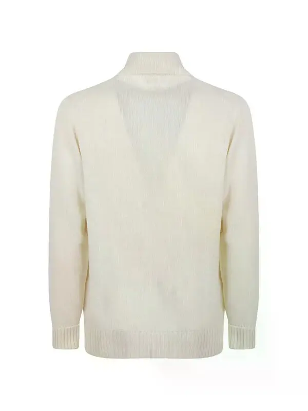 CRUCIANI Ribbed-knit Zip-up Cardigan