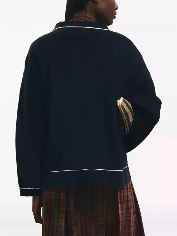 The Great. The Menswear Tipping Polo Sweater