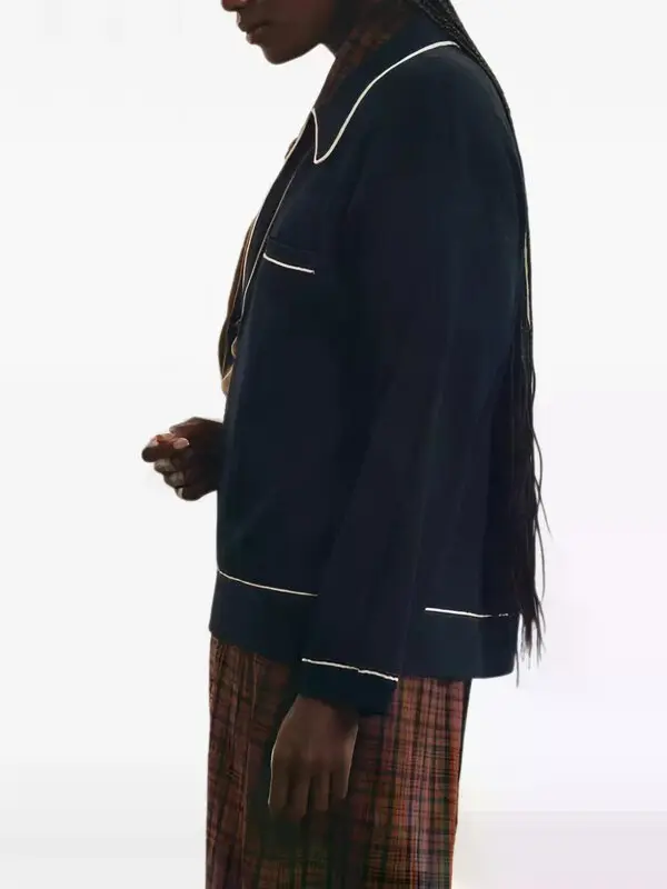 The Great. The Menswear Tipping Polo Sweater