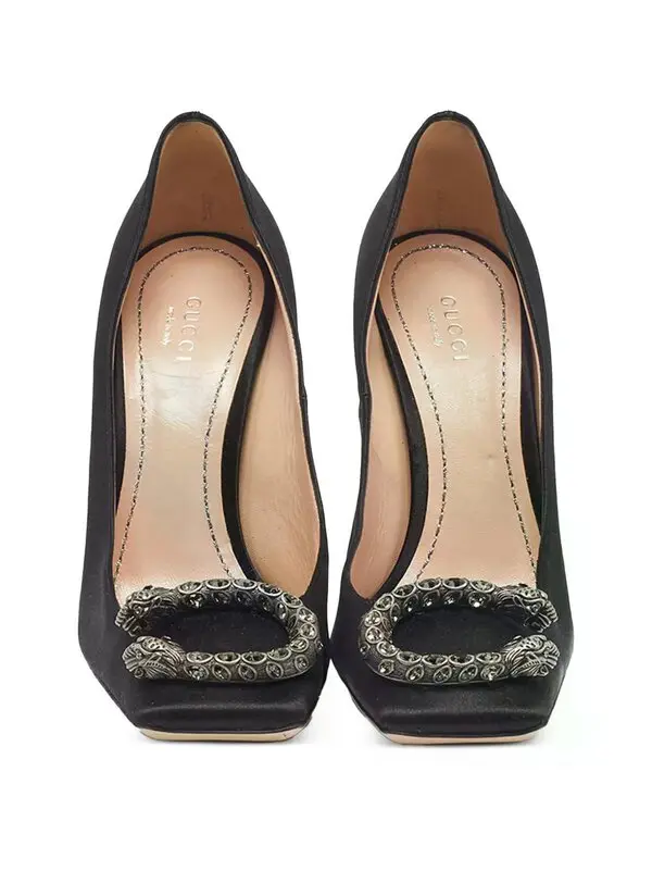Gucci Dionysus Square-toe Pumps