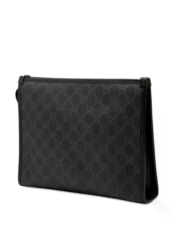 Gucci 2016-2026 Gg Supreme Retro Interlocking G Clutch Bag