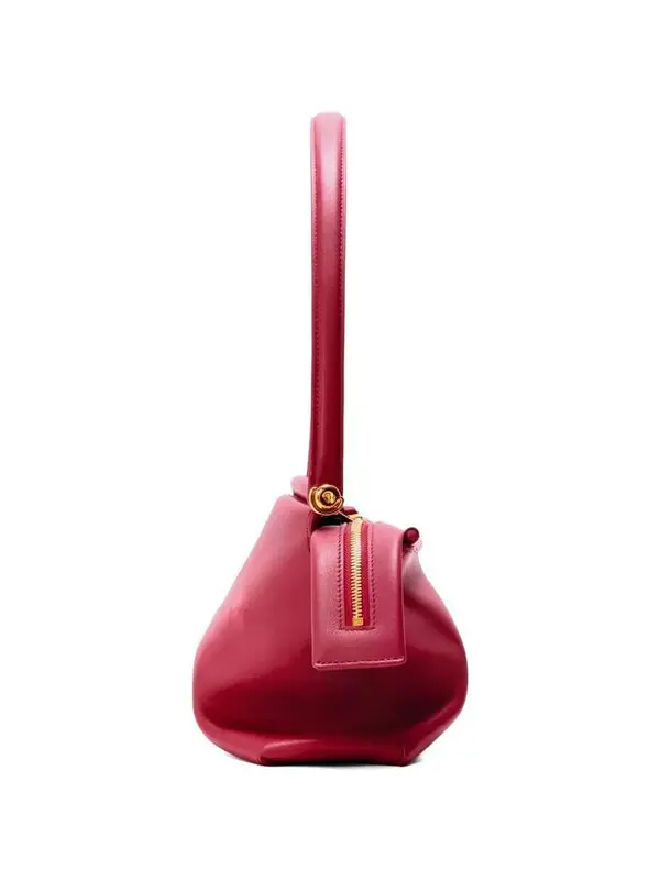 Loewe Small Whisker Logo-print Calfskin Tote Bag - Red