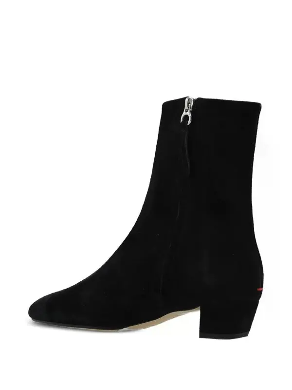 AeydĒ Yasmin Suede Ankle Boots - Black